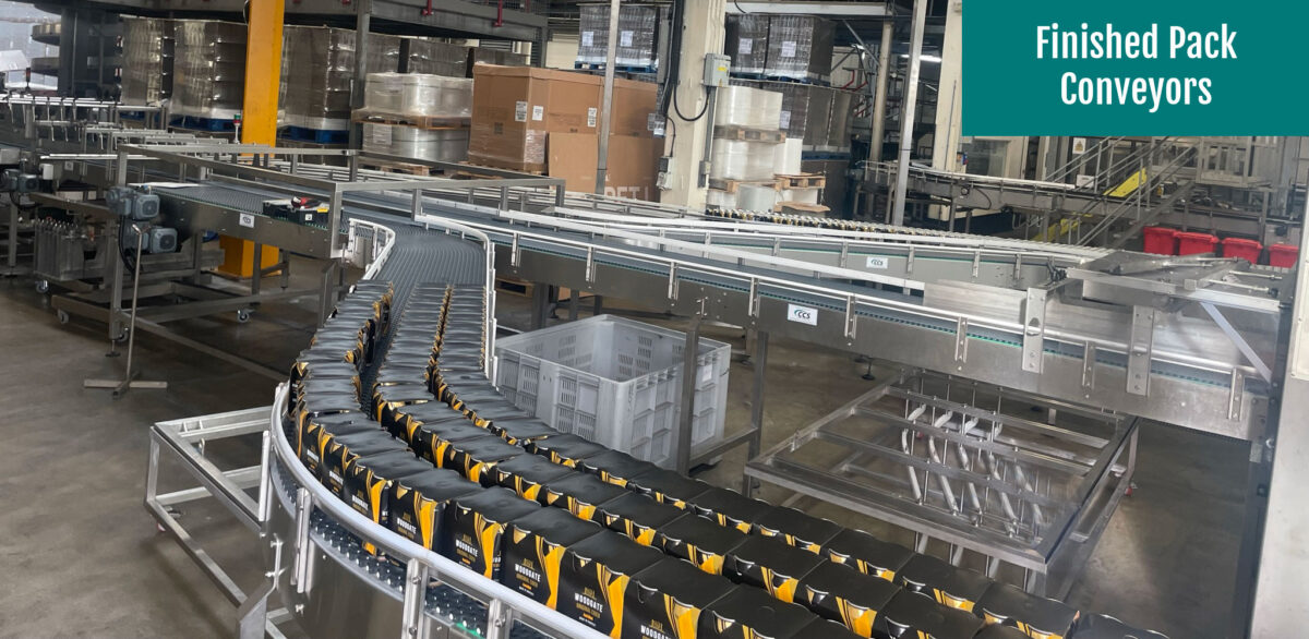 Finished Pack Belt Conveyor Systems - Supply and Installation